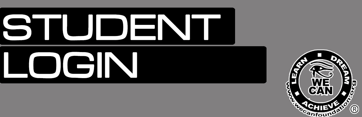 WE CAN STUDENT LOGIN